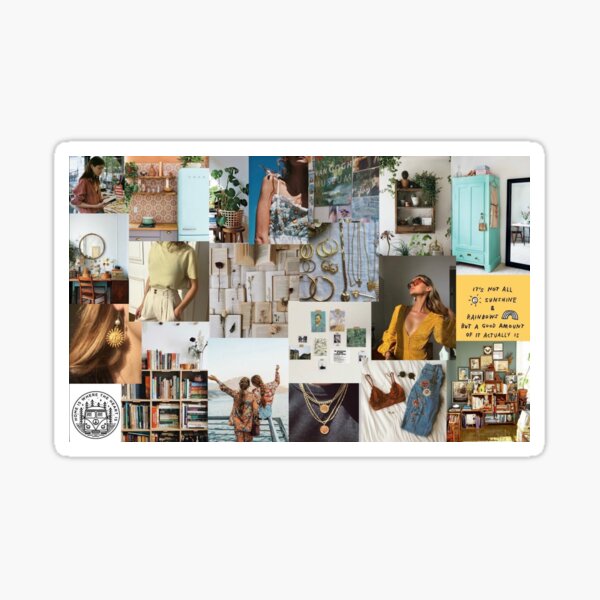 "cottagecore collage" Sticker for Sale by sunvival | Redbubble