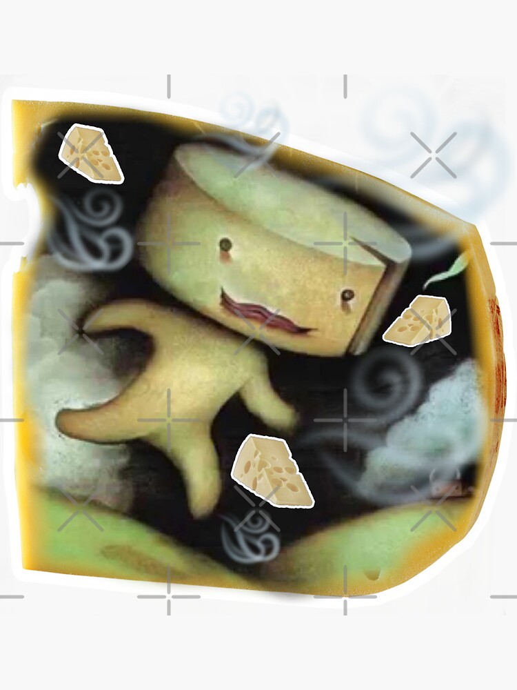 "The stinky cheese man " Sticker for Sale by shesxmagic | Redbubble