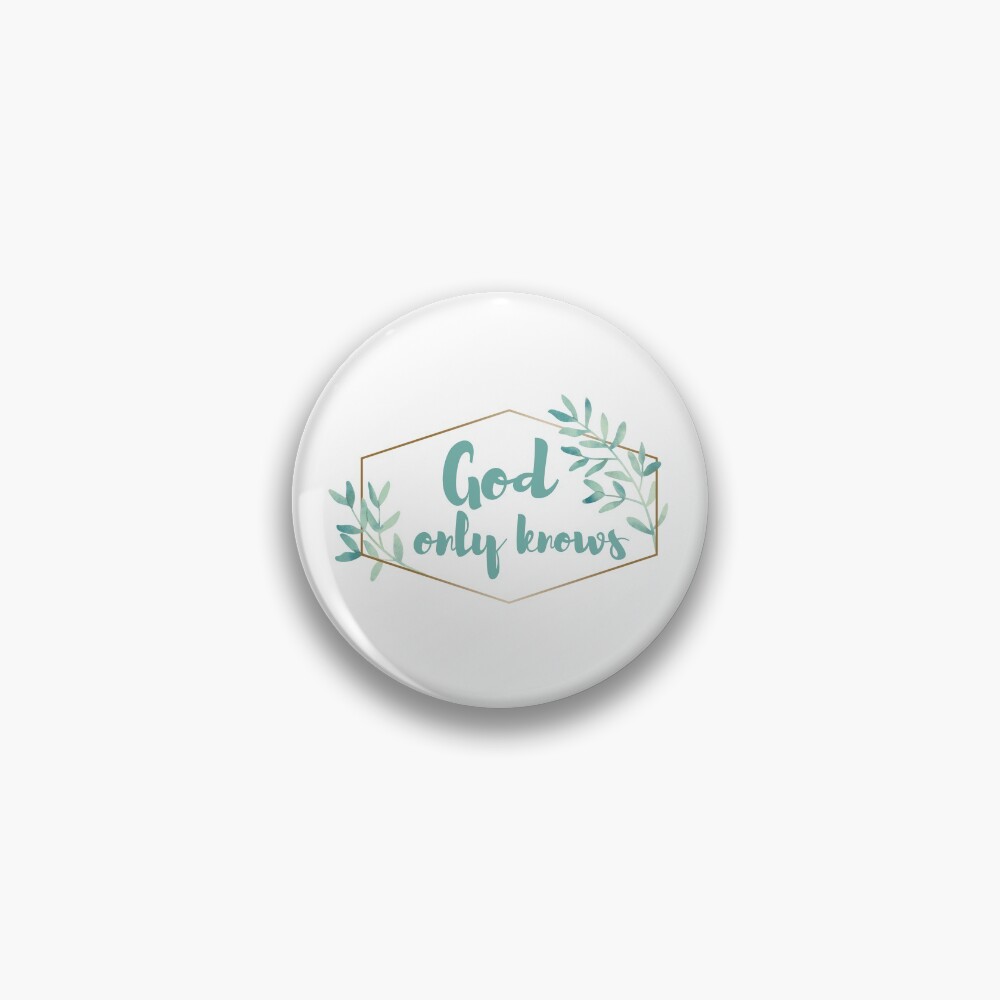 "God only knows" Sticker for Sale by MMaeDesigns | Redbubble