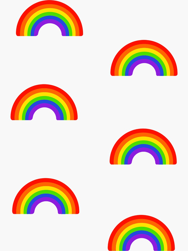 "Small Rainbow Pack" Sticker for Sale by bswong | Redbubble