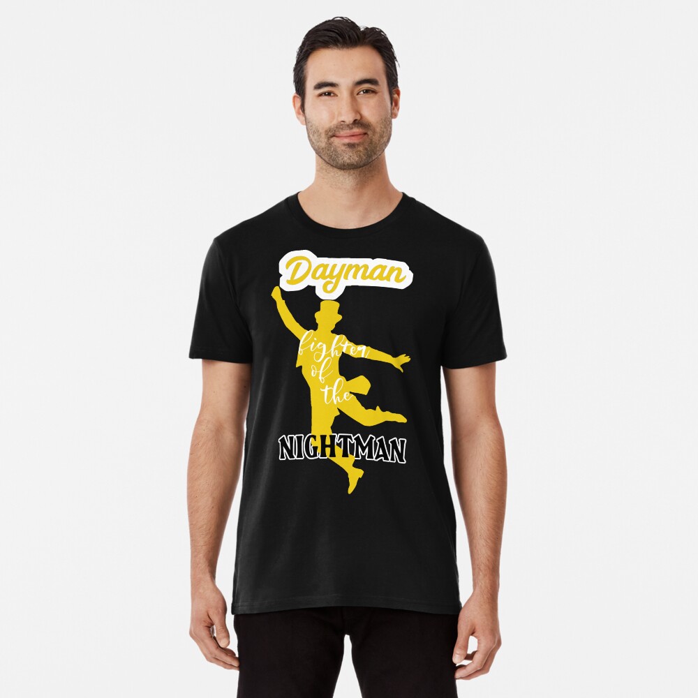 "Dayman, fighter of the Nightman" Sticker for Sale by Ash Foxglove ...