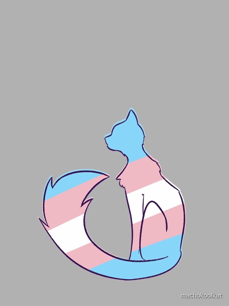 "Trans Pride Cat" iPhone Case for Sale by machokoolkat | Redbubble