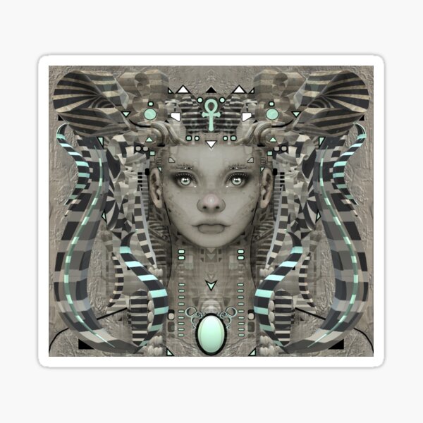 "anime jade egypt princess" Sticker by mightygog | Redbubble