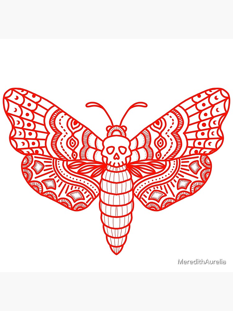 "Death Moth" Poster for Sale by MeredithAurelia | Redbubble