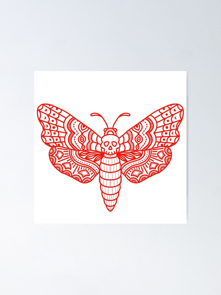 "Death Moth" Poster for Sale by MeredithAurelia | Redbubble
