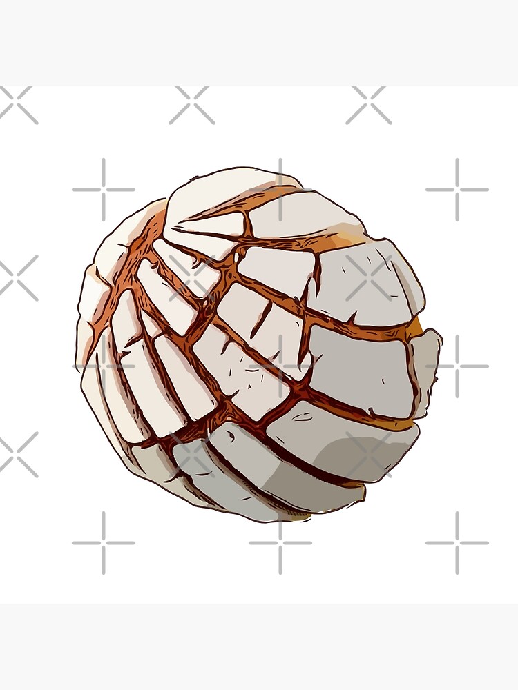 "Pan dulce concha, Mexican sweet bread conchas" Poster for Sale by ...