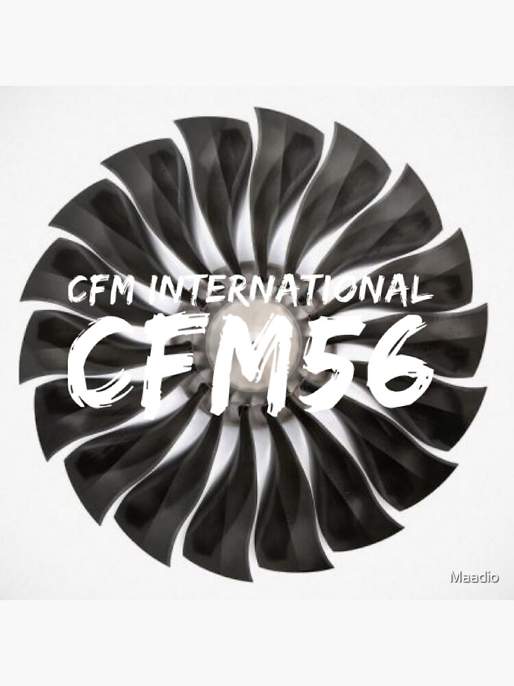 "CFM56 INTERNATIONAL CFM56" Poster for Sale by Maadio | Redbubble