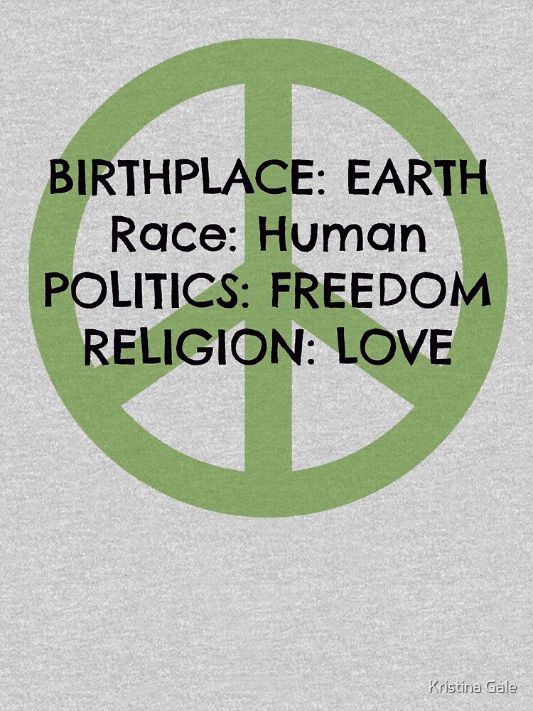 "Birthplace: Earth" T-shirt for Sale by KristinaGale | Redbubble ...