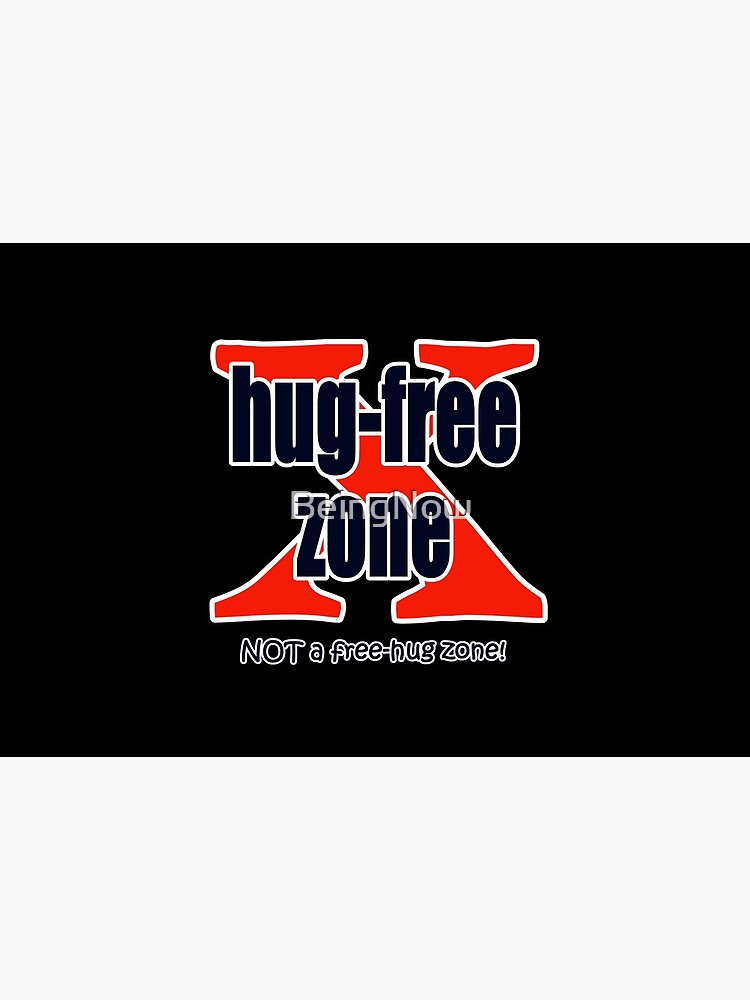 "hug-free zone, not a free hug zone!" Mask for Sale by BeingNow | Redbubble