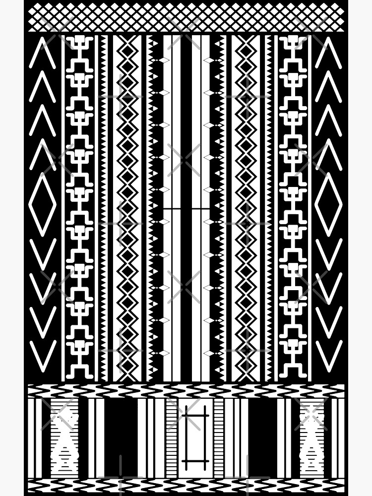 "Ifugao Weave black & white" Poster for Sale by JIJgalaxy | Redbubble