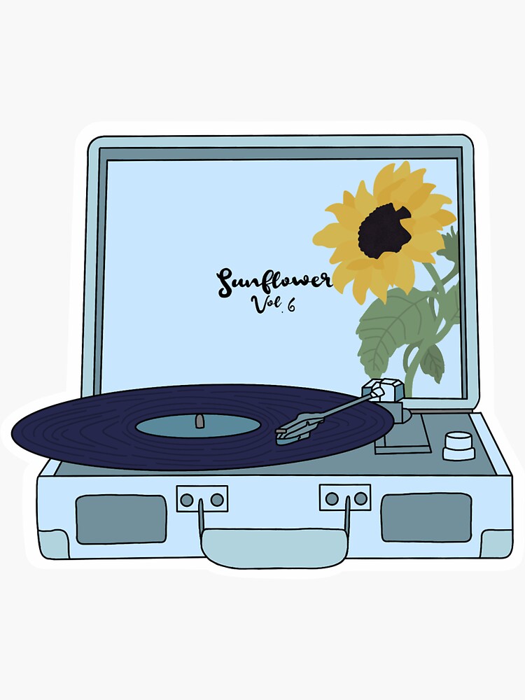 "Sunflower Vol. 6 Harry Styles Sticker" Sticker for Sale by ...