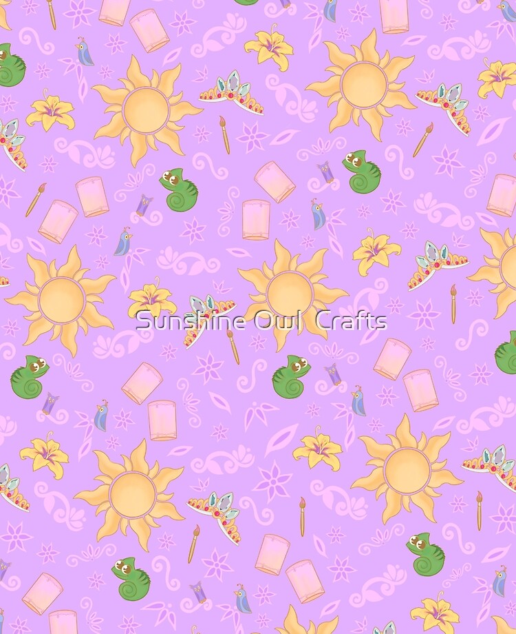 "Rapunzel Pattern " iPad Case & Skin for Sale by Sunshine Owl Crafts ...