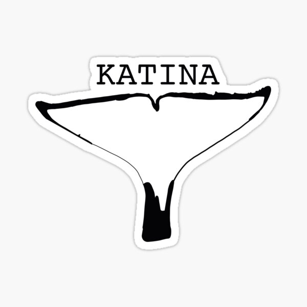 "KATINA the killer whale’s tail flukes" Sticker for Sale by ...