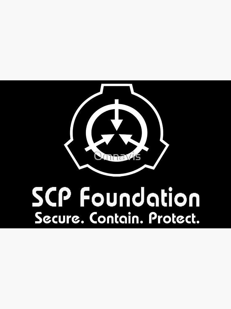 "SCP Secure. Contain. Protect (Black)" Sticker for Sale by Omnavis ...