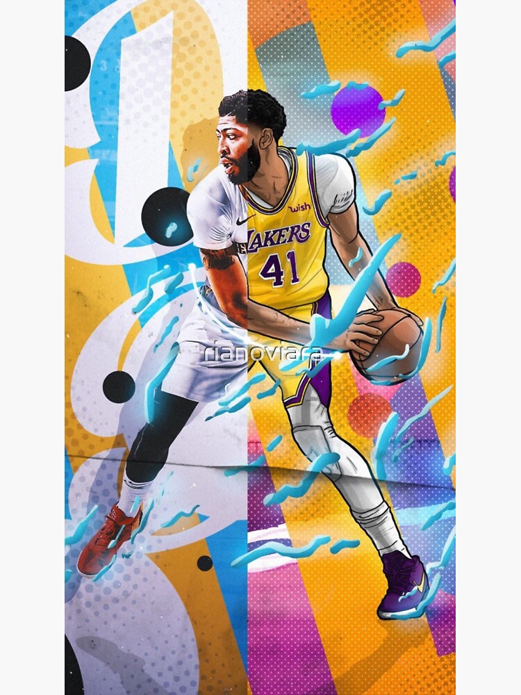"Anthony Davis" Sticker for Sale by rianoviara | Redbubble