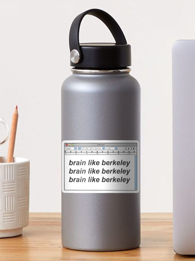 "Brain Like Berkeley" Sticker for Sale by baeareadesigns | Redbubble