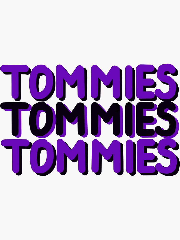"University of St. Thomas Tommies Logo" Sticker by Outtahere23 | Redbubble