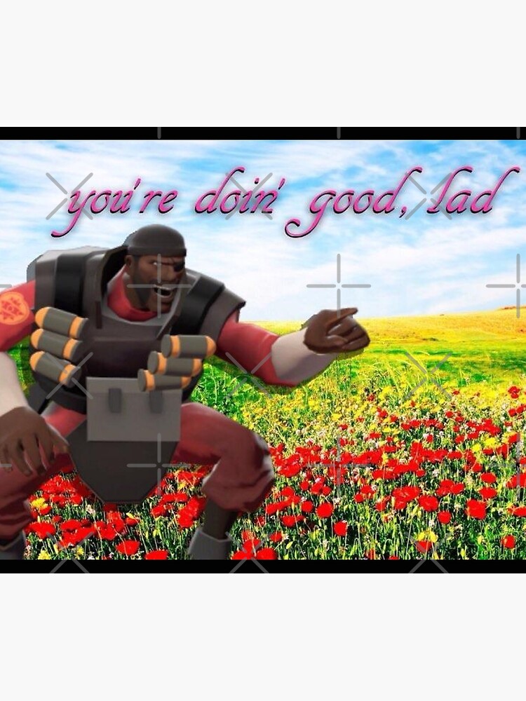 "You're doin' good, lad" Throw Blanket by Cariss-Store | Redbubble