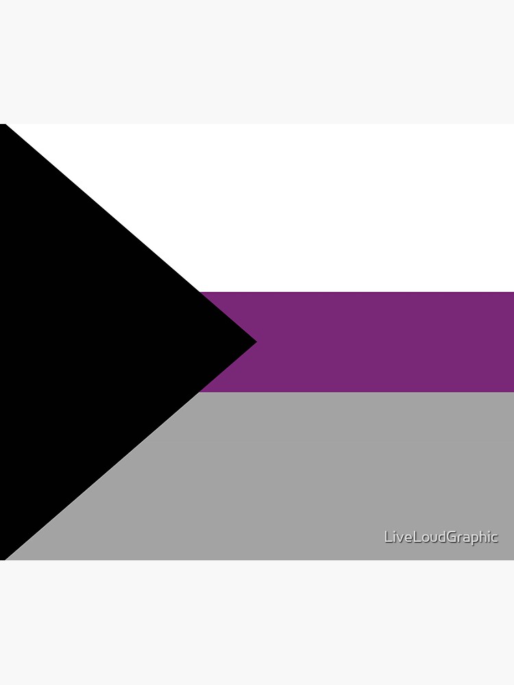 "Seamless Repeating Demisexual Pride Flag Pattern" Sticker for Sale by ...