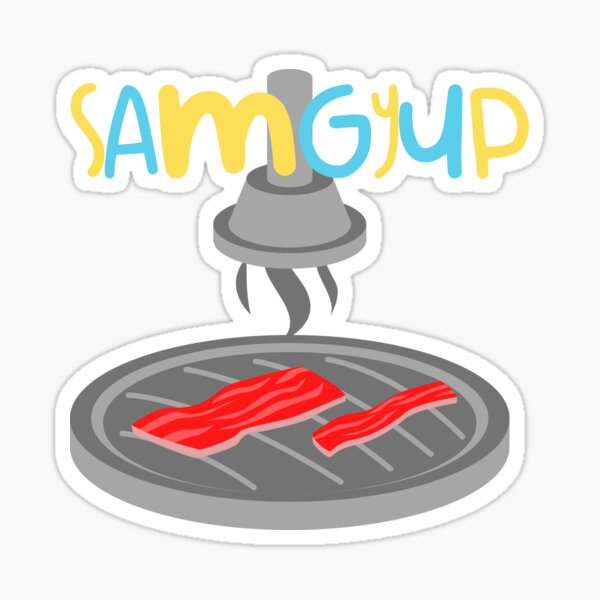 "Samgyeopsal: Samgyup Grill" Sticker for Sale by arvicinosa | Redbubble