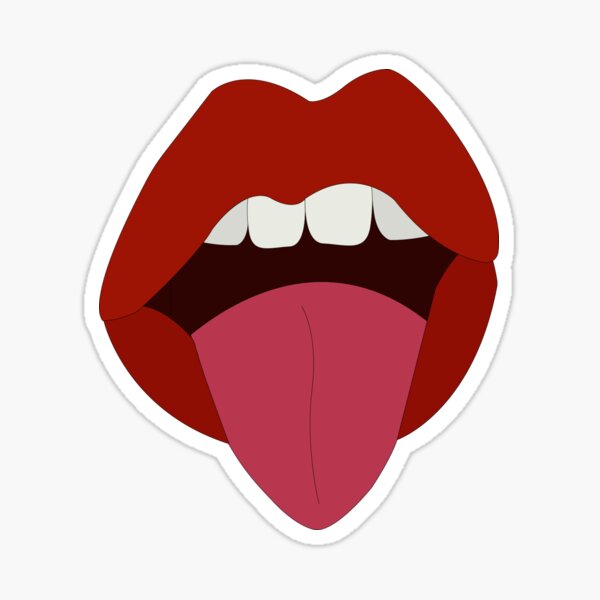 Mouth Wide Open Stickers | Redbubble