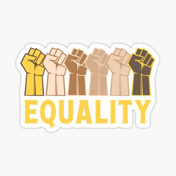 "Equality Equality" Sticker for Sale by saultstobie | Redbubble