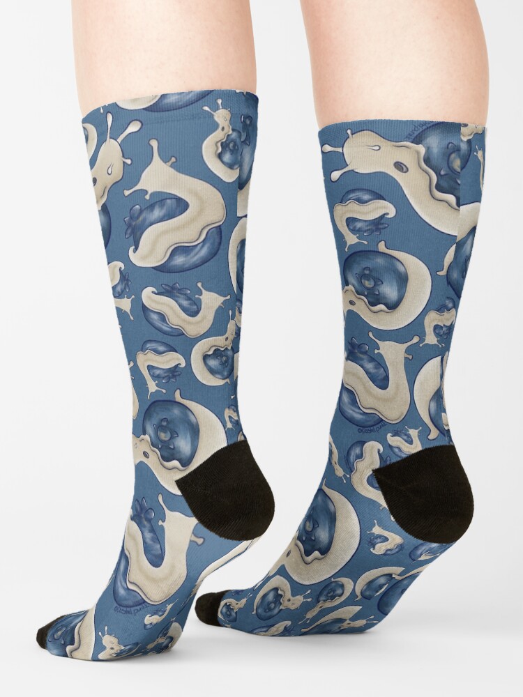 "Blueberry Slug " Socks for Sale by Krystal Thomas | Redbubble