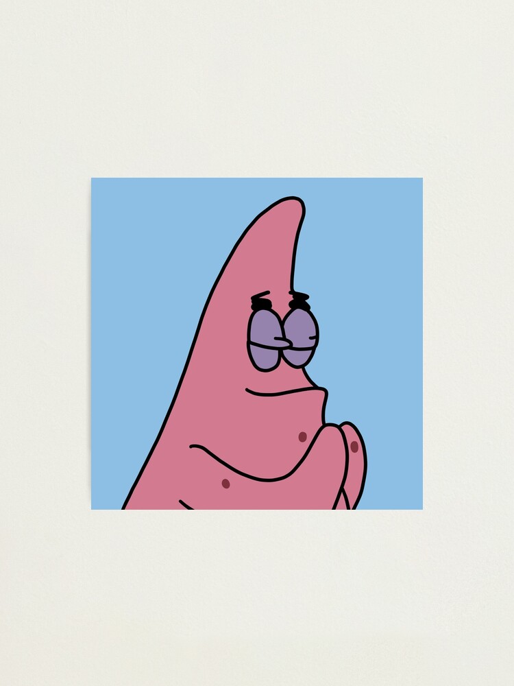 "Praying Patrick" Photographic Print for Sale by smileyfriend | Redbubble