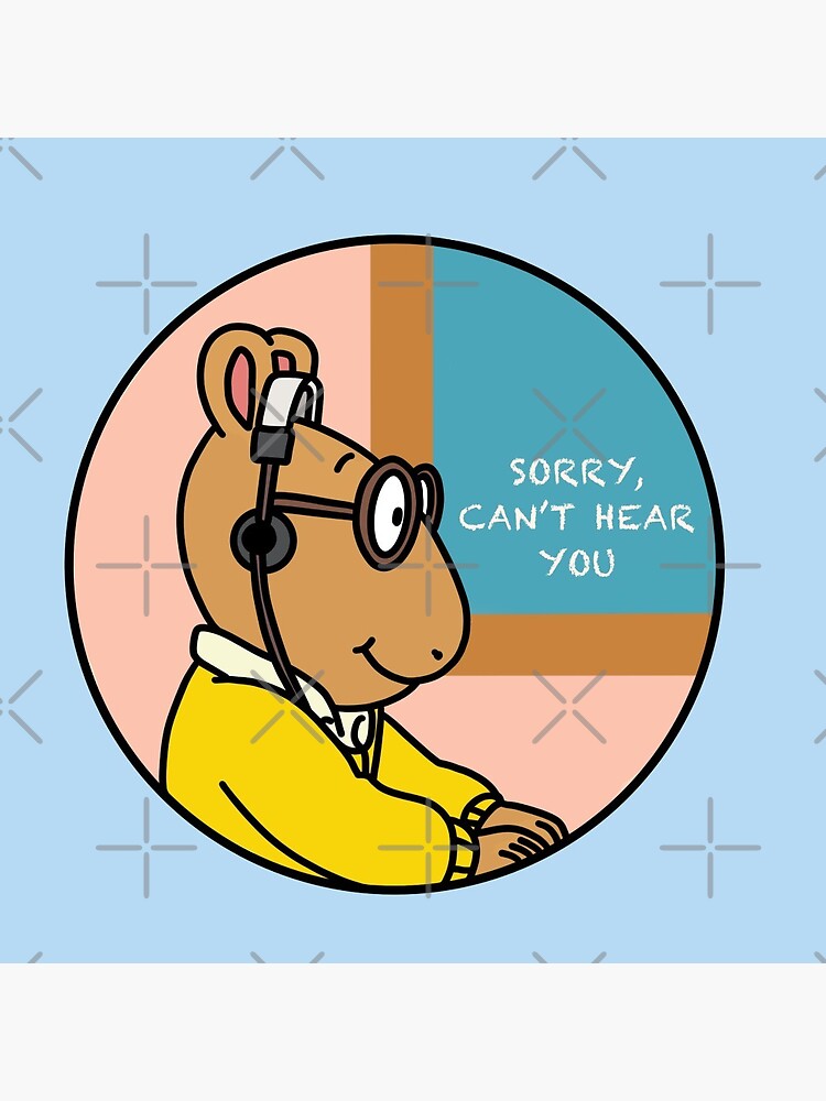 "Arthur Meme | Arthur Headphones Meme" Pin by smileyfriend | Redbubble