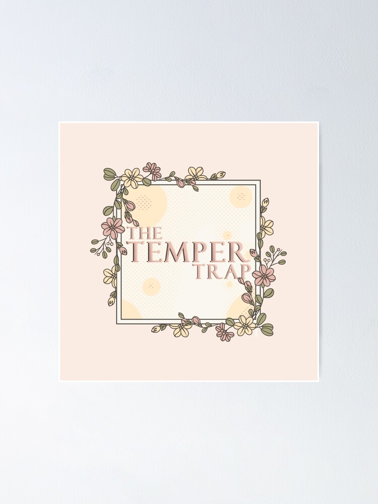 "The Temper Trap Floral art" Poster for Sale by Chookosaurus | Redbubble
