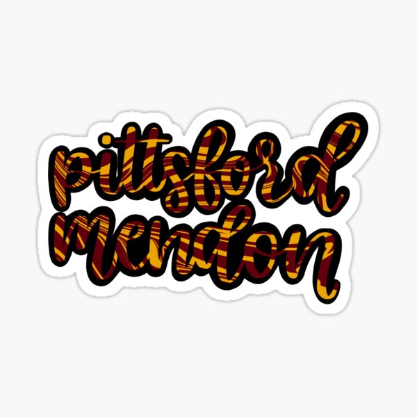 "pittsford mendon hs " Sticker for Sale by hgundogdu | Redbubble