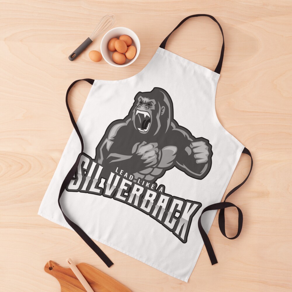 "Lead like a silverback" Sticker for Sale by LaceBrunsden | Redbubble