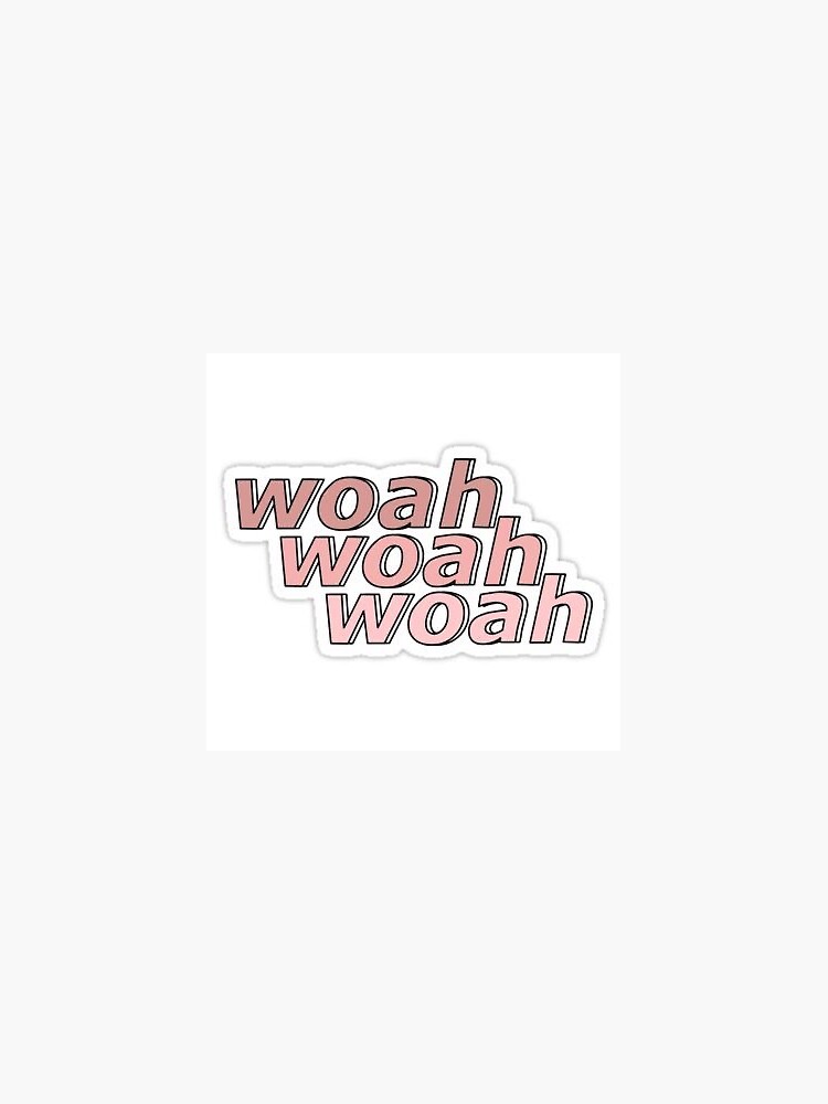 "Woah sticker pack! " Sticker by MadiHuntley | Redbubble