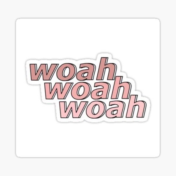 "Woah sticker pack! " Sticker by MadiHuntley | Redbubble
