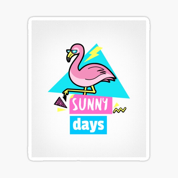 "Sunny days" Sticker by Actionnoor-94 | Redbubble