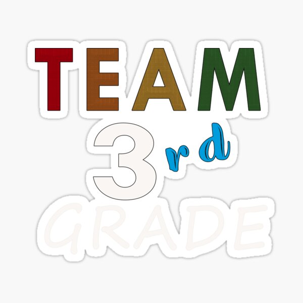 "Team Third Grade Cute Back To School Gift For Teachers and Students T ...