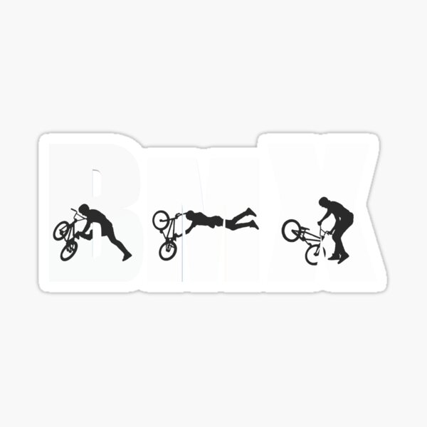 "BMX Text " Sticker for Sale by Pendy777 | Redbubble