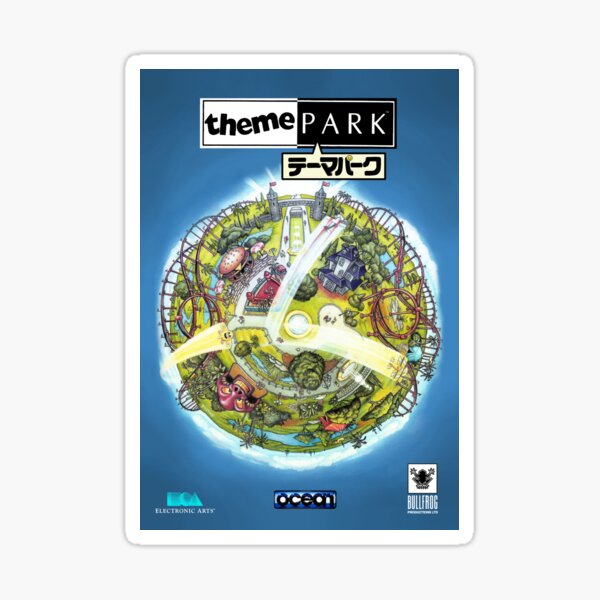 "Theme Park" Sticker by TeratOgen | Redbubble