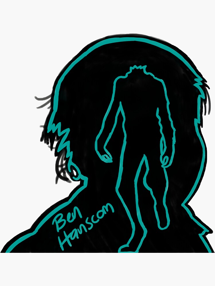 "Ben Hanscom" Sticker by KamrynG | Redbubble