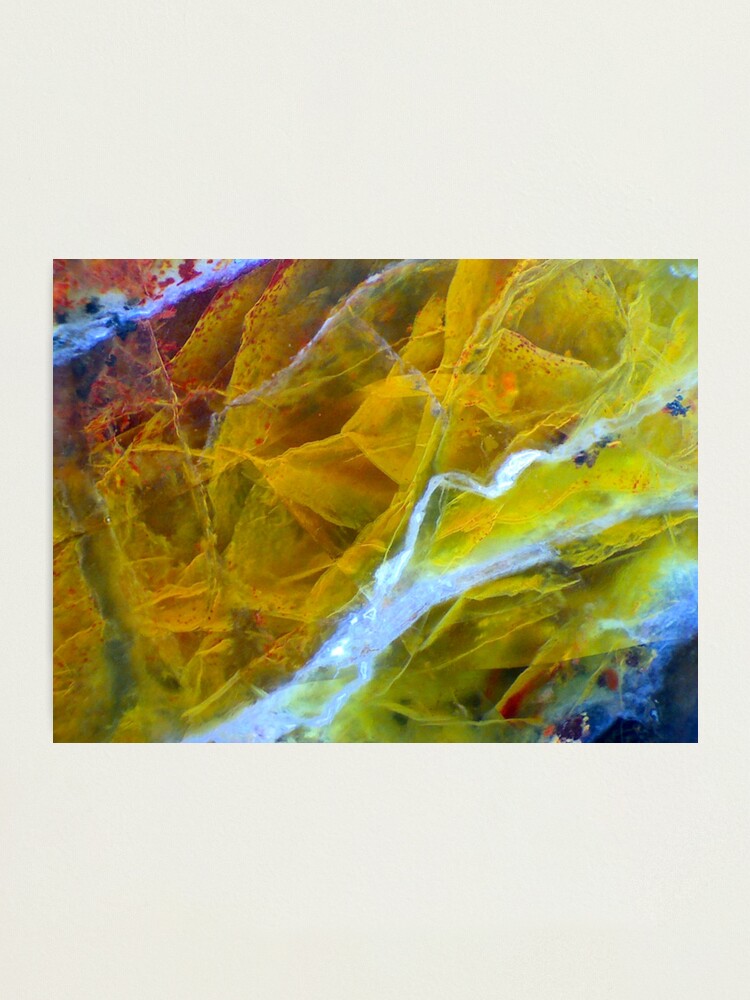 Lámina fotográfica « Pero son los defectos en este mineral los que lo ...