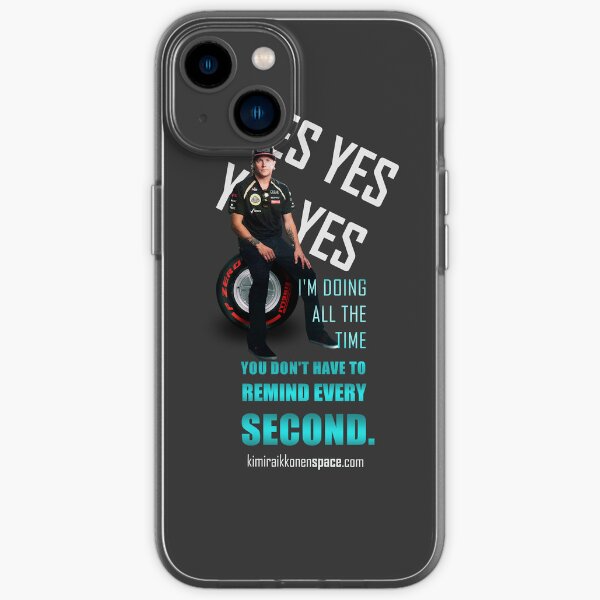 ""Yes yes yes..." - iPhone Cover - Kimi Raikkonen" iPhone Case for Sale ...