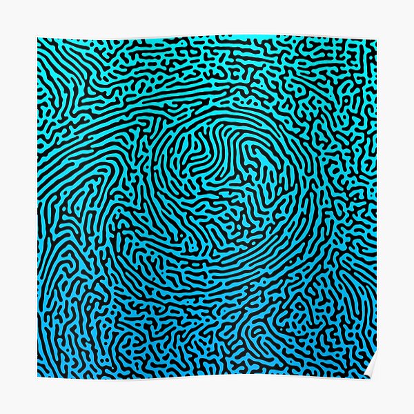 "Ocean Waves - Turing Pattern" Poster by AmeliLure | Redbubble