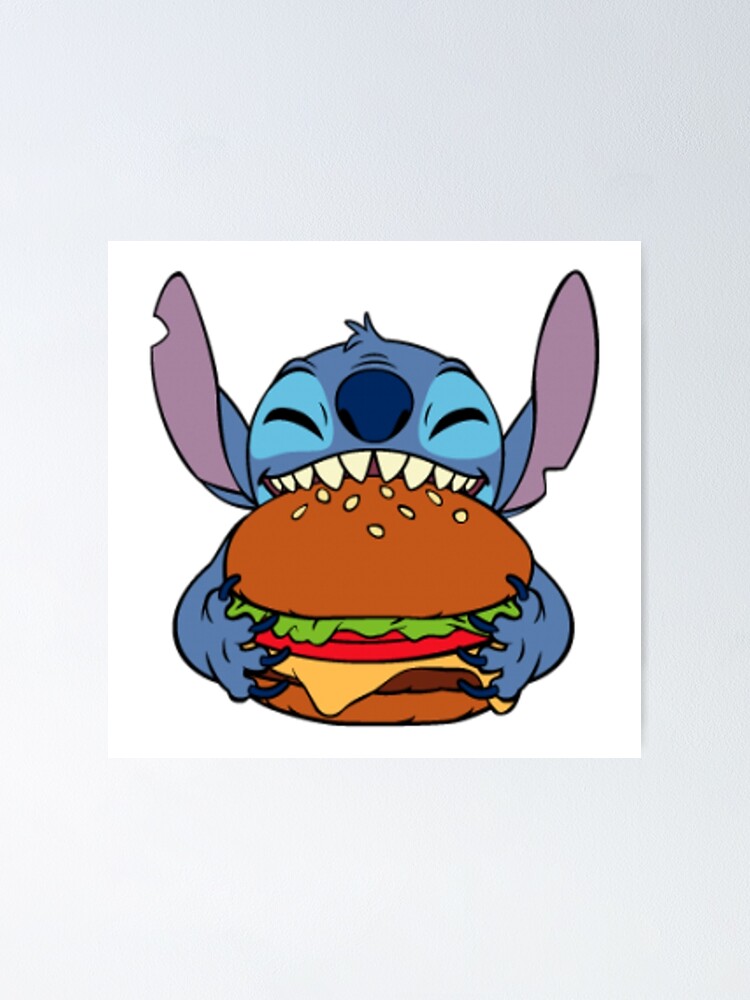 "Burger Stitch" Poster for Sale by Lost2Infinity | Redbubble
