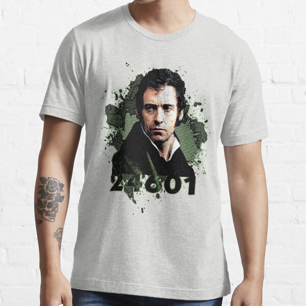 "24601" T-shirt for Sale by DAMMIT-ANDERSON | Redbubble | jean valjean ...