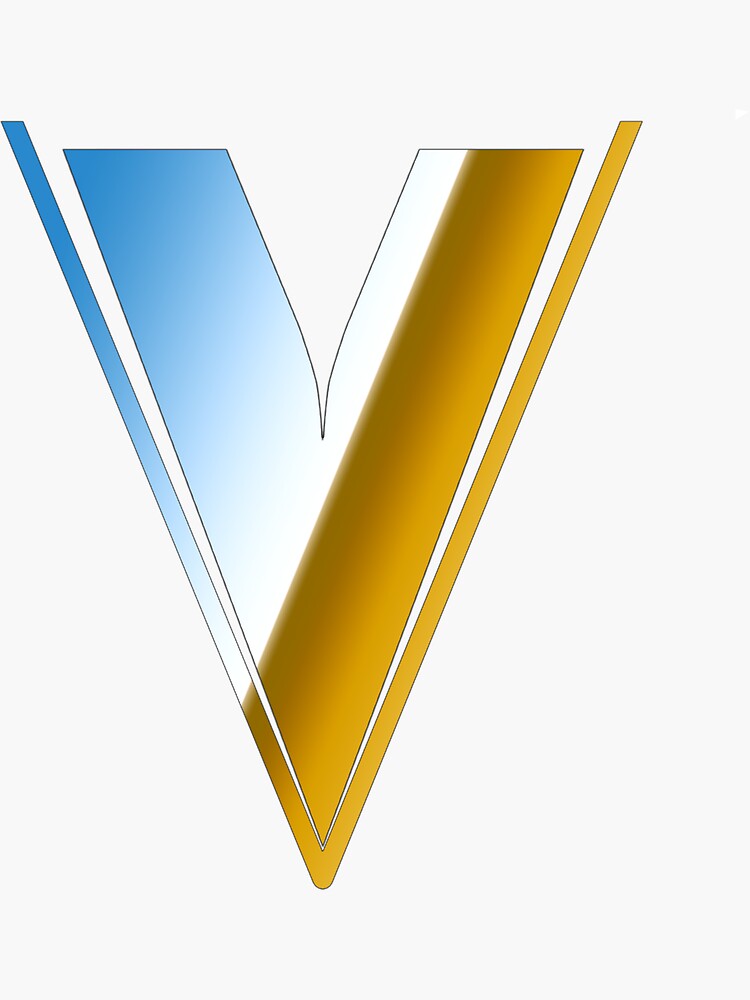 "Letter V" Sticker for Sale by mabhanzi | Redbubble