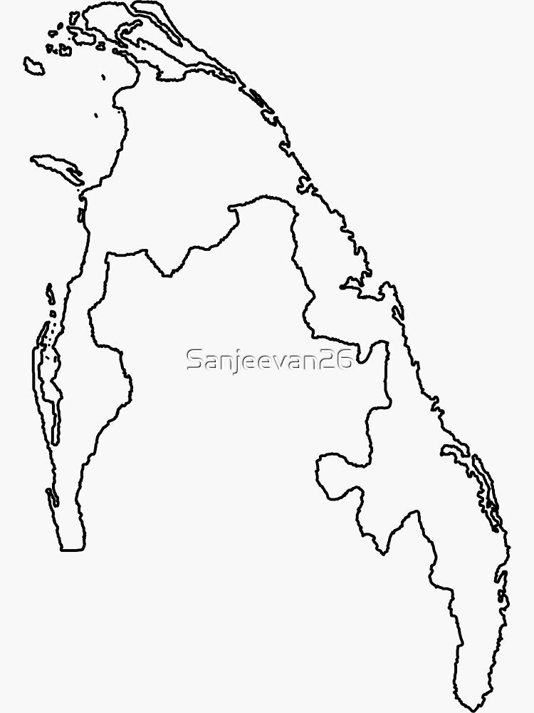 "tamil eelam country border" Sticker for Sale by Sanjeevan26 | Redbubble