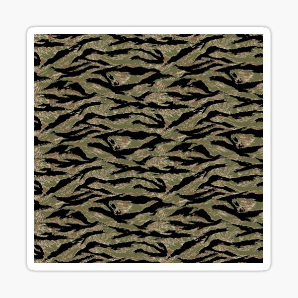 "US Army Camouflage Tiger Stripe" Sticker for Sale by Cataraga | Redbubble