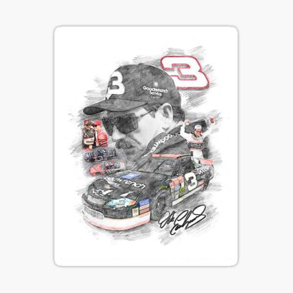 "Dale Earnhardt" Sticker by theodordecker | Redbubble