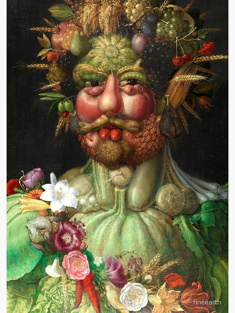" Rudolf II as Vertumnus by Giuseppe Arcimboldo, 1591" Spiral Notebook ...