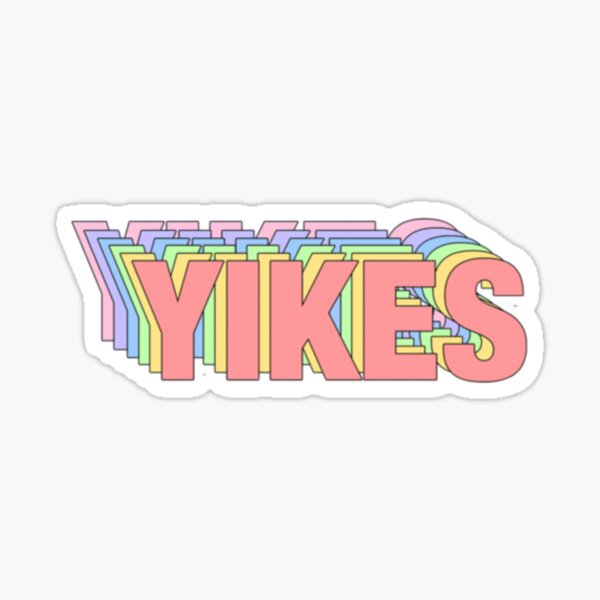 "Yikes sticker " Sticker by LilyKate012 | Redbubble
